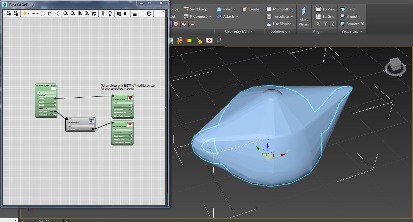 3D Convex Hull of an object