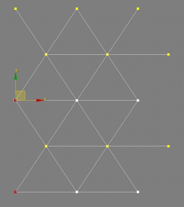 Building a parametric space frame structure